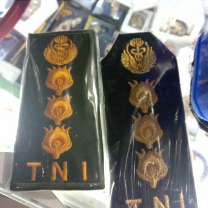 Jual Pangkat TNI AD PDH PDU korps Kesehatan | Shopee Indonesia