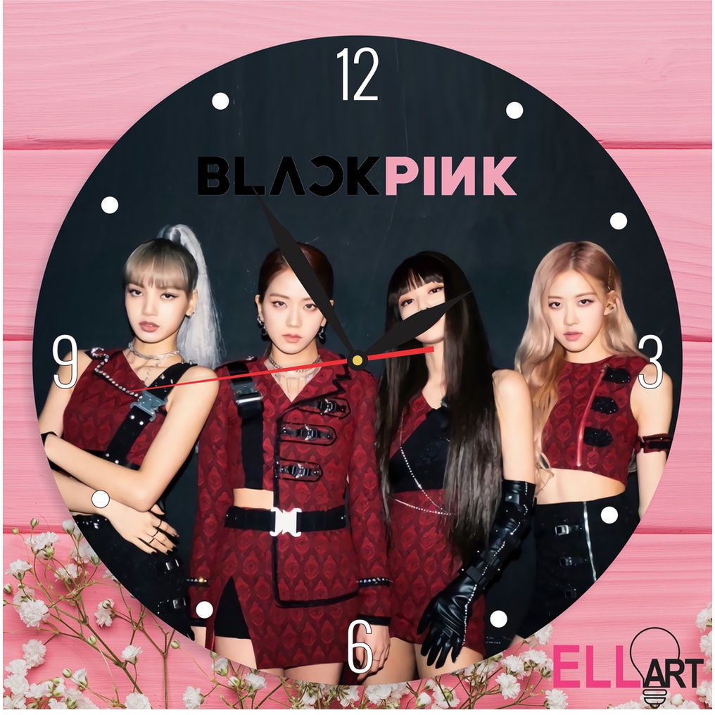 Jual Jam Dinding Kayu Member Blackpink Blink Kim Ji Soo Red Velvet ...