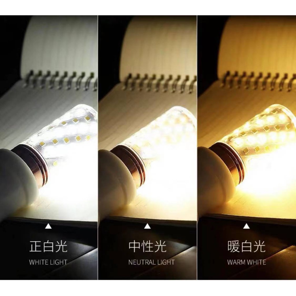 Jual LAMPU LED 3 WARNA CAHAYA (PUTIH, KUNING, & WARM WHITE) 12W 16W ...