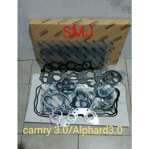 Jual paking full set toyota camry 3.0/3.000cc ,v6 harrier(1MZFE) original.grafhite (ASBES ...