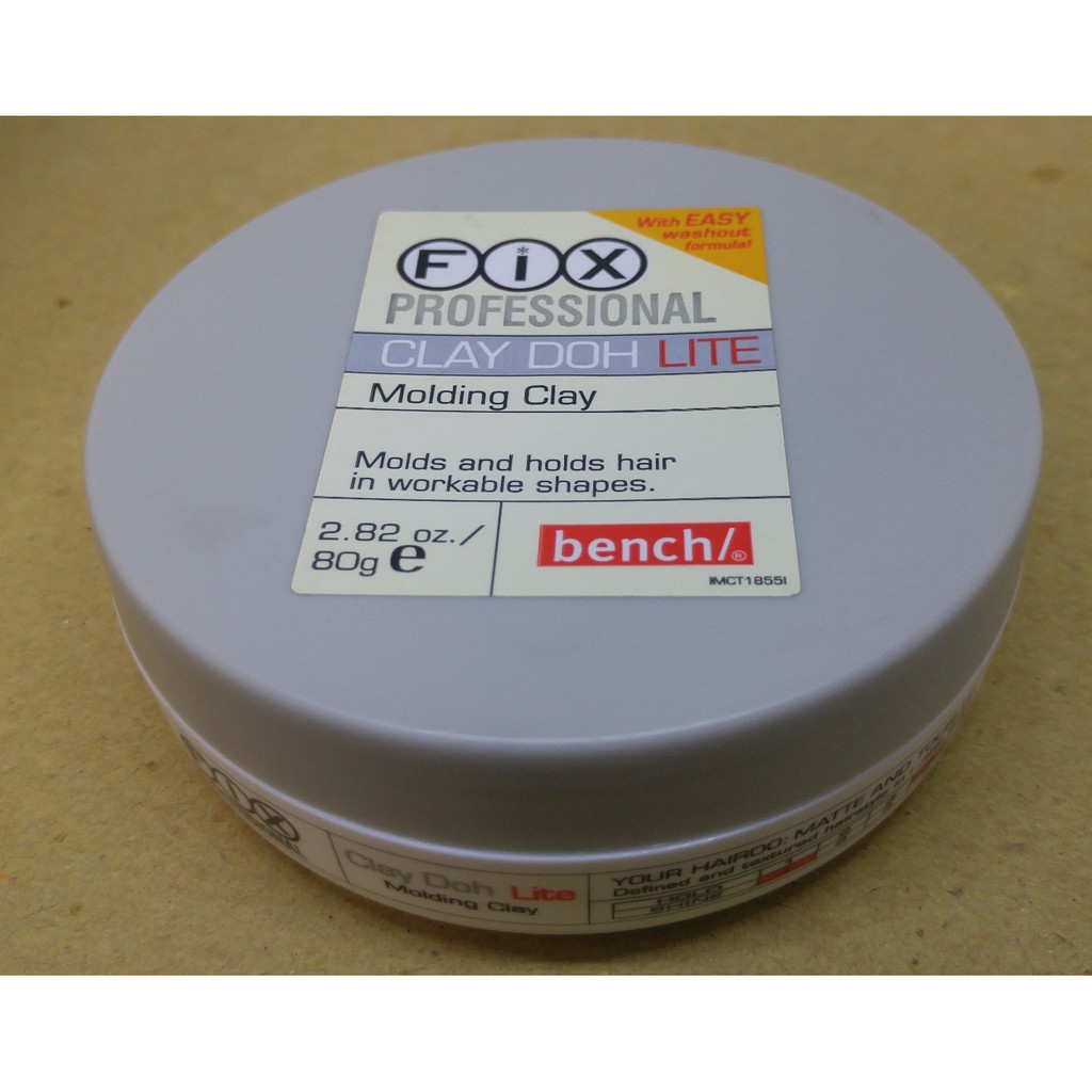 Jual Fix Clay Doh LITE Professional 80g Wax Premium Pomade ORIGINAL ...
