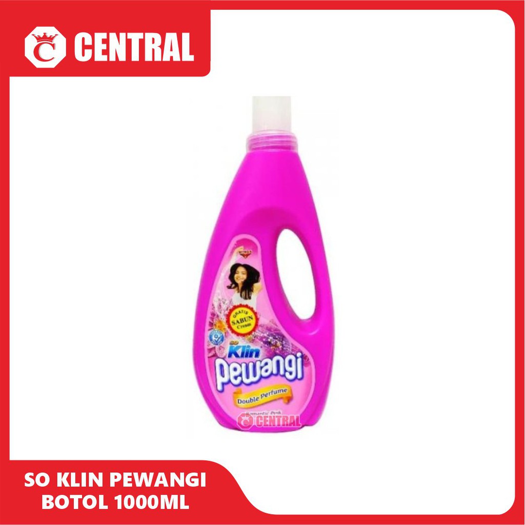 Jual SO KLIN SOKLIN PEWANGI BOTOL (ROMANTIC PINK) SOFTENER 1000ML ...