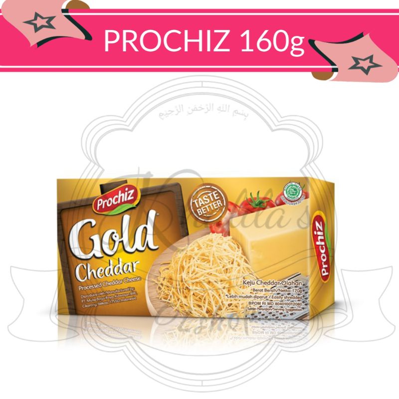 Jual Prochiz Gold Cheddar 160 g | Shopee Indonesia