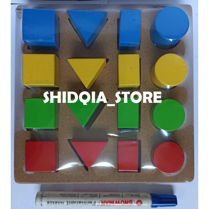 Jual Mainan Kayu edukasi anak (APE) Balok Bertingkat - wooden block ...