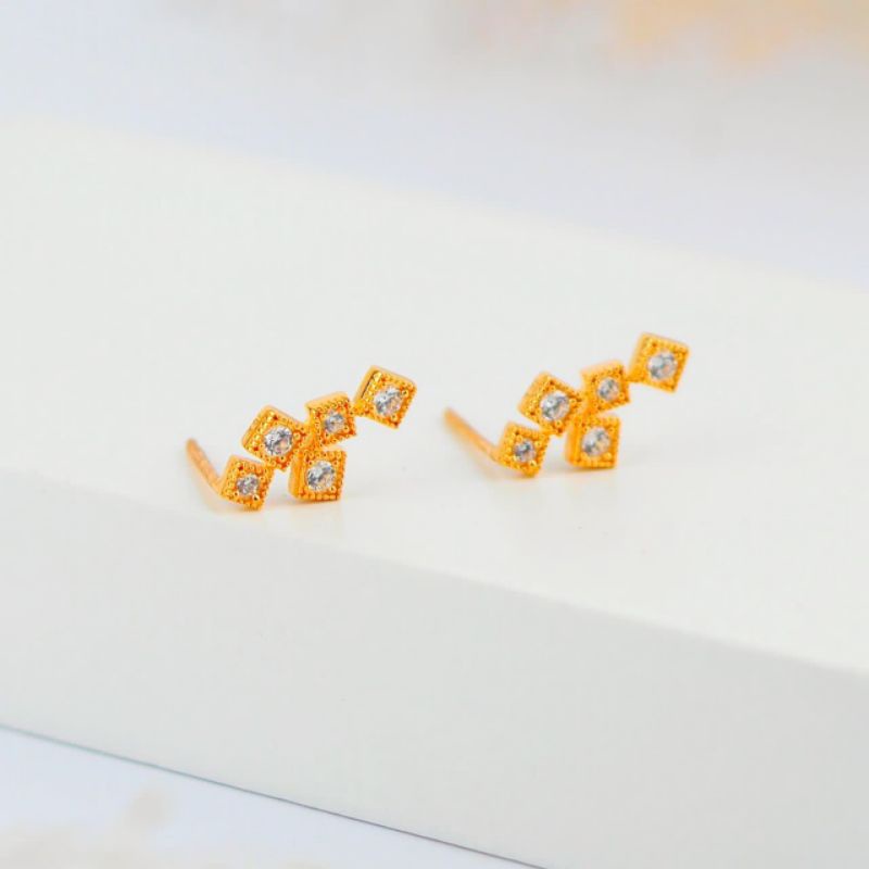 Jual Giwang Emas Stuck Wajik ( TU ) - Toko Emas Gadjah | Shopee Indonesia