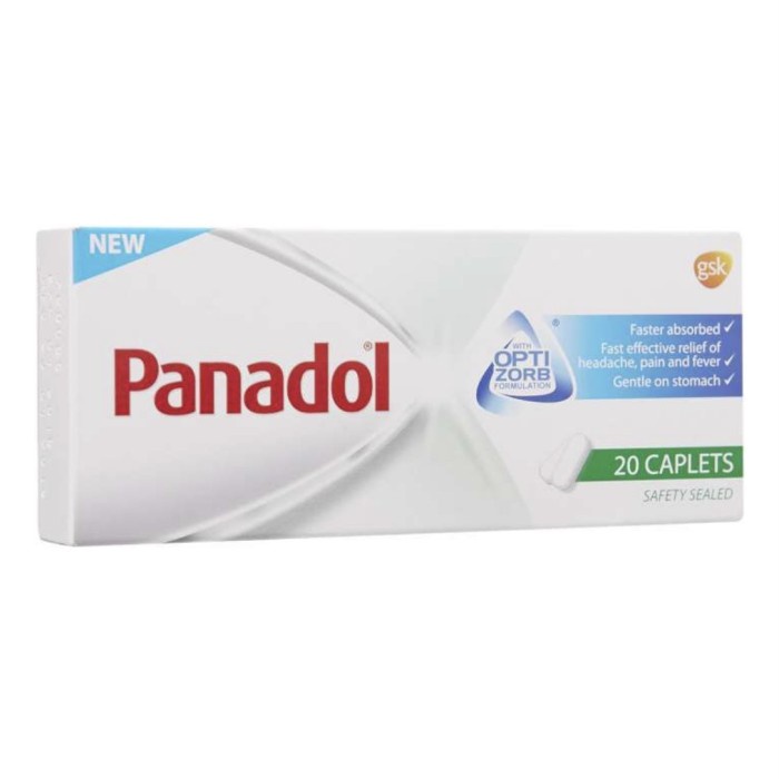 Jual Panadol Optizorb 20 caplets | Shopee Indonesia