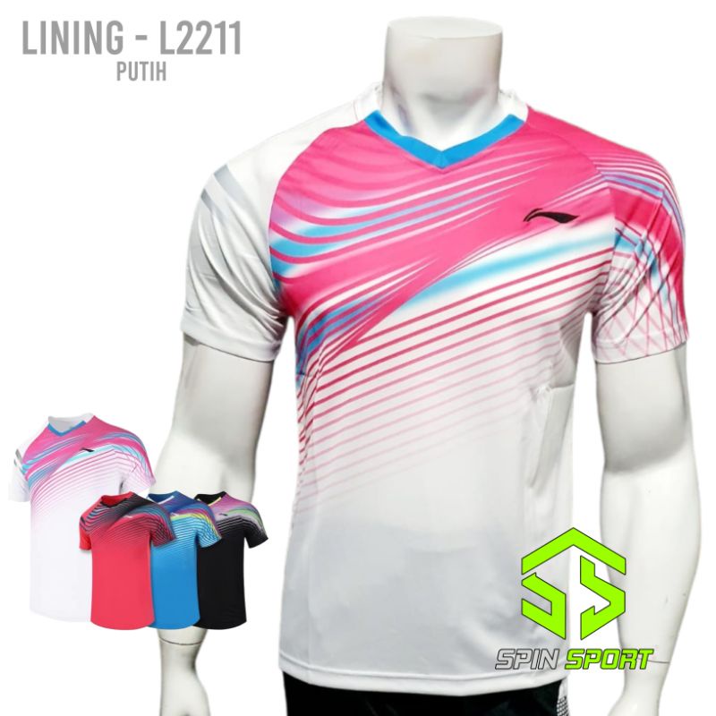 Jual [L2211 Putih] Lining Summer Collection Kaos Baju Lining Li-Ning ...
