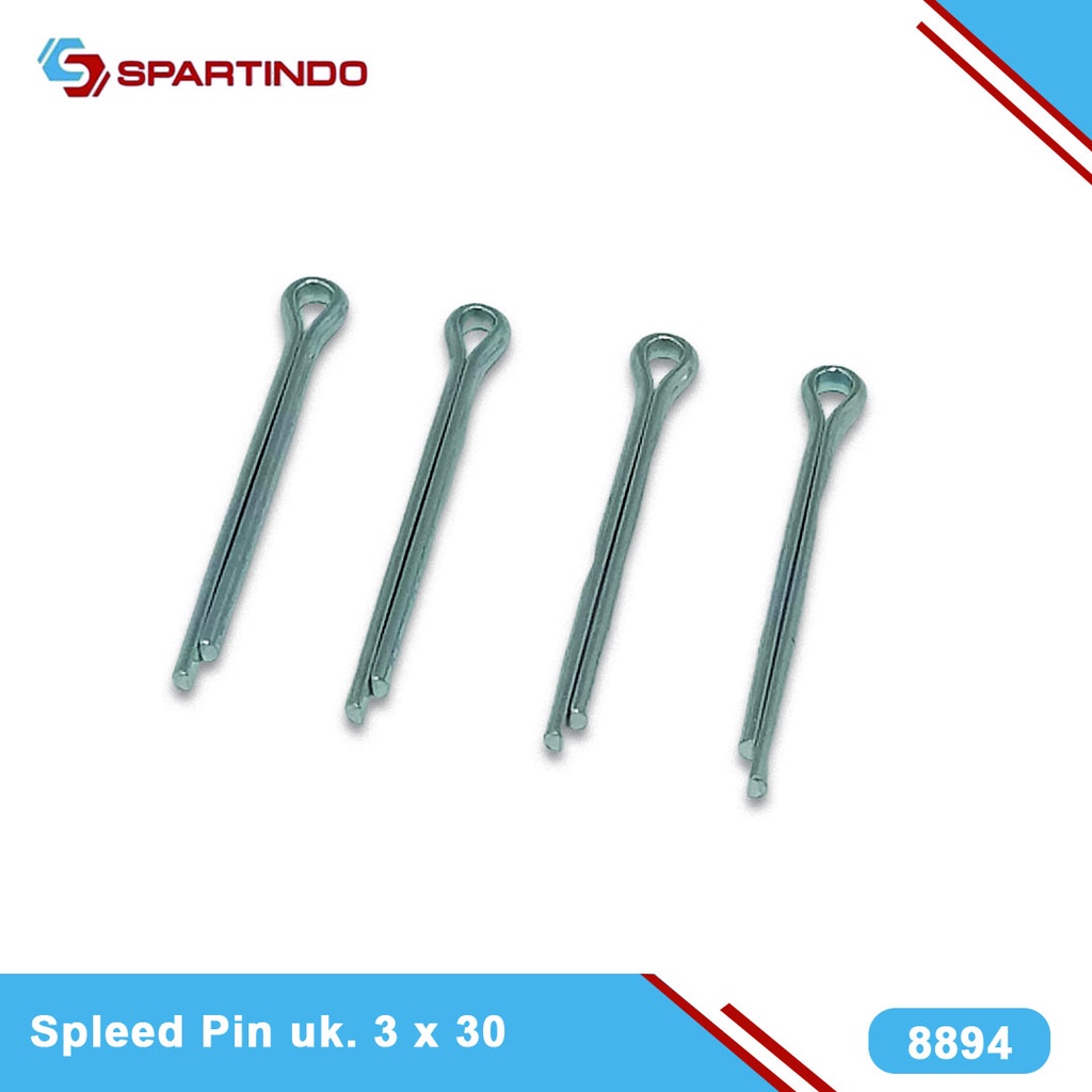 Jual (30, 40, 50 PCS) Split pen Cotter Lock Pin ukuran 3 x 30 Spleed ...