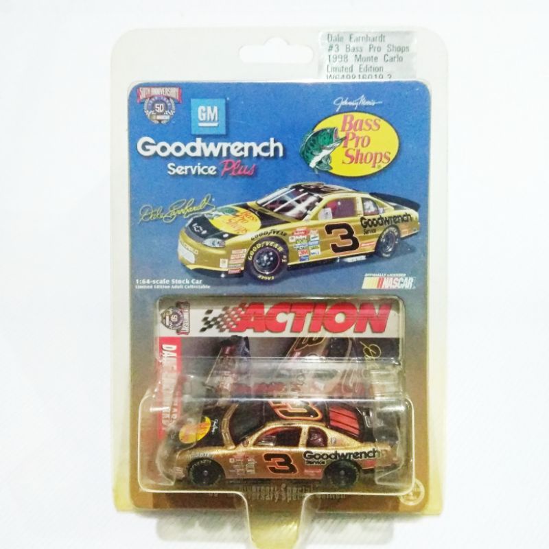 Jual Nascar No 3 GM Goodwrench Service Bass Pro Shops Dale Earnhardt ...