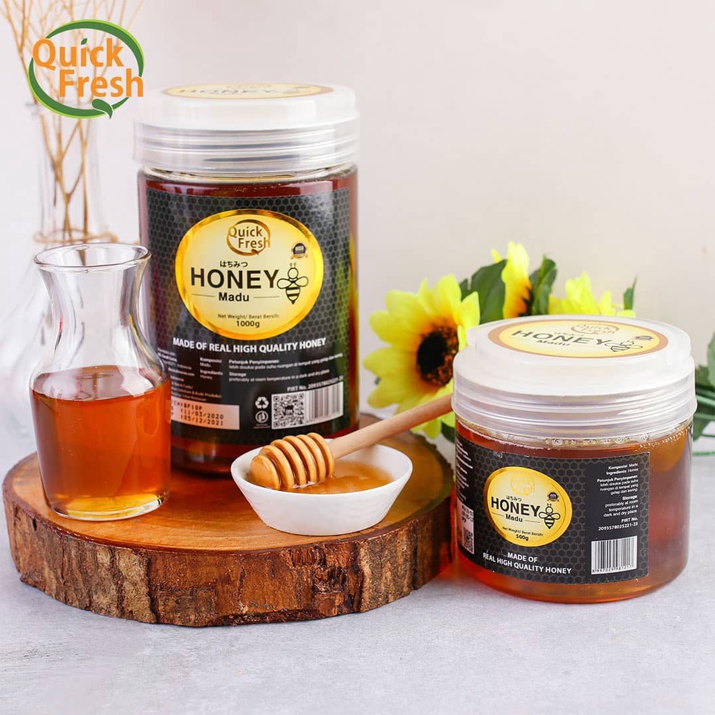 Jual QuickFresh Honey / Madu Asli 1 kg ( Bucket ) / Alt. Madu Uray ...
