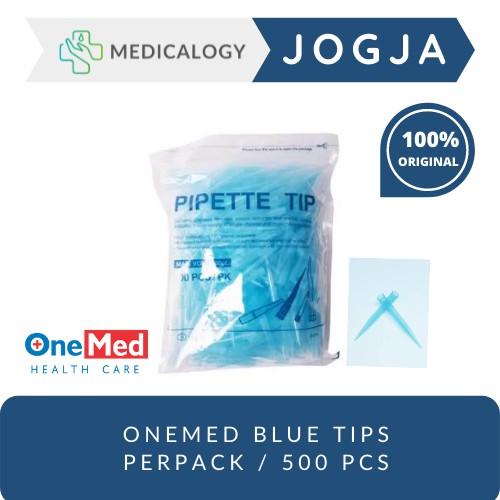 Jual Onemed Blue Tip Isi 500 Pcs | Shopee Indonesia