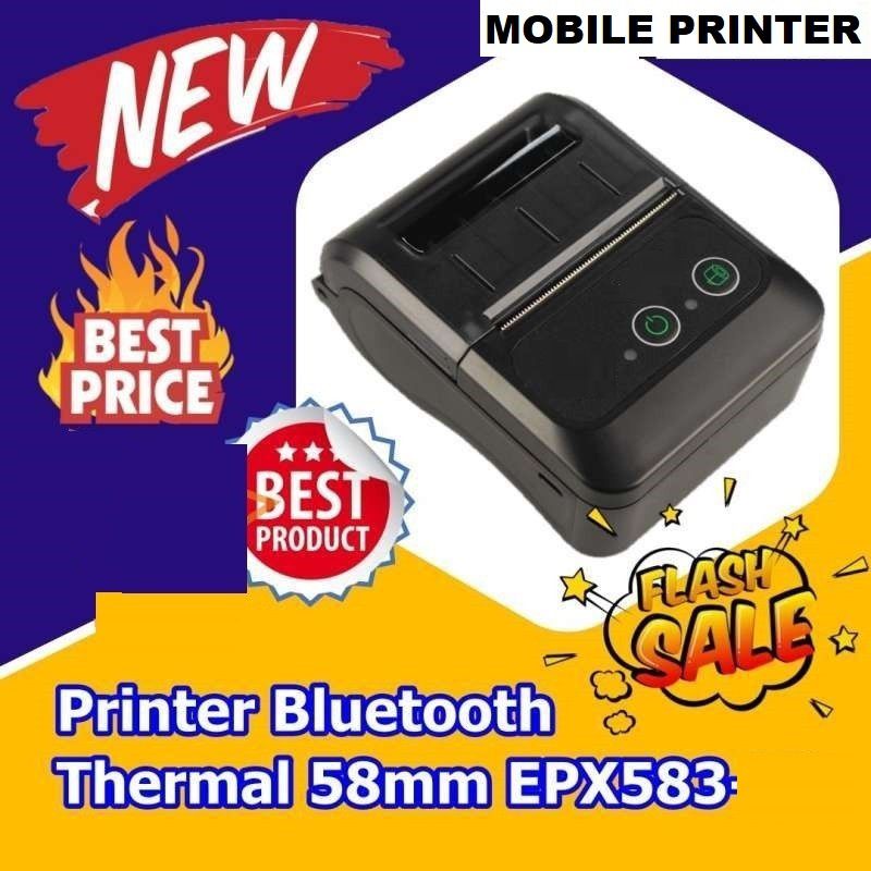 Jual Mesin Cetak Print Printer Mini Struk Resi Bluetooth | Shopee Indonesia
