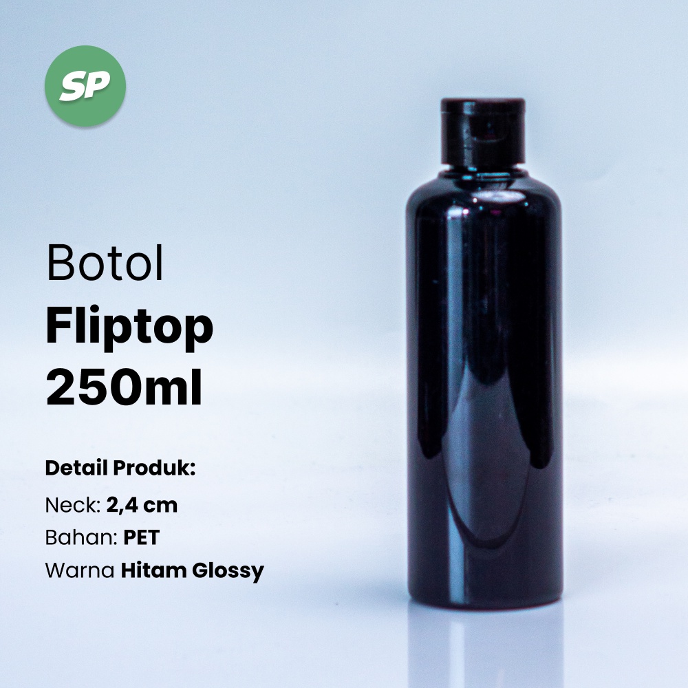Jual Botol Fliptop 250 ml | Sarjana Packaging - Botol Hitam Tutup Fliptop, Botol Fliptop PET ...