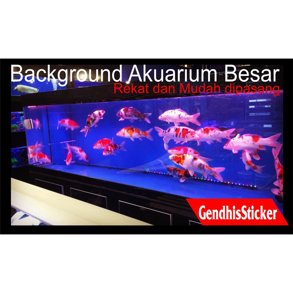 Jual Stiker background Akuarium Besar (50cmx125cm) | Shopee Indonesia