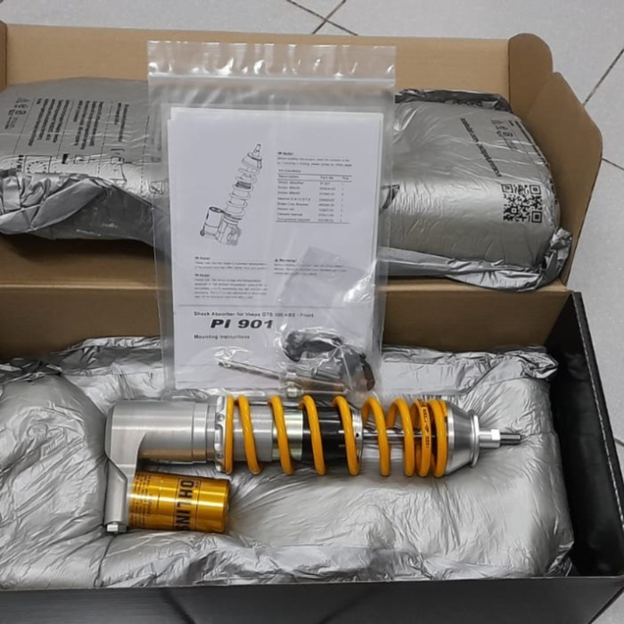 Jual Shockbreaker Ohlins PI 901 Vespa GTS Front - 272,5 mm | Shopee ...