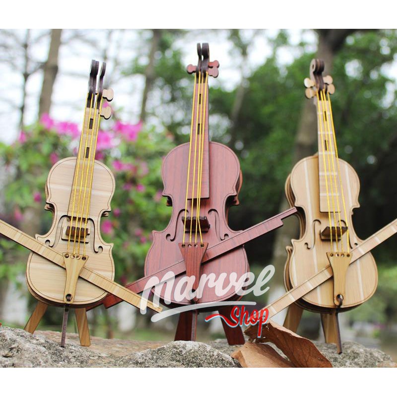 Jual Puzzle 3D model Biola mainan puzzle edukasi anak (kado & pajangan ...