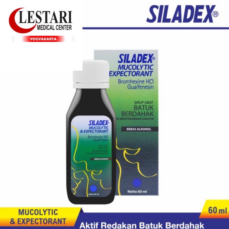 Jual SILADEX HIJAU 1 Botol / 60ml / Obat Batuk Berdahak | Shopee Indonesia