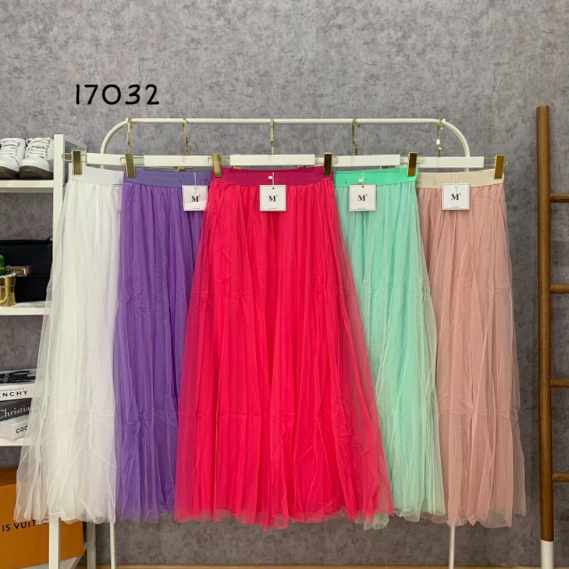 Jual ROK TUTU PANJANG WANITA MODEL LINE GARIS EMBOS VERTIKAL LAPIS 3 ...