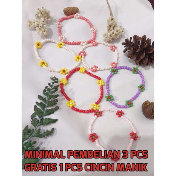 Jual NEW!!! Gelang manik/Gelang k-pop/Gelang beads Korea/Gelang simpel ...
