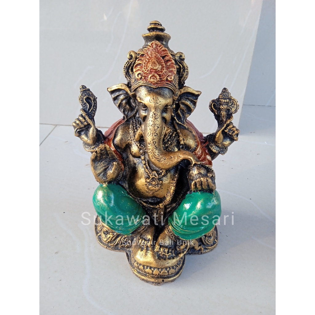 Jual Patung Resin Karakter Dewa Ganesha 18cm Khas Bali | Shopee Indonesia