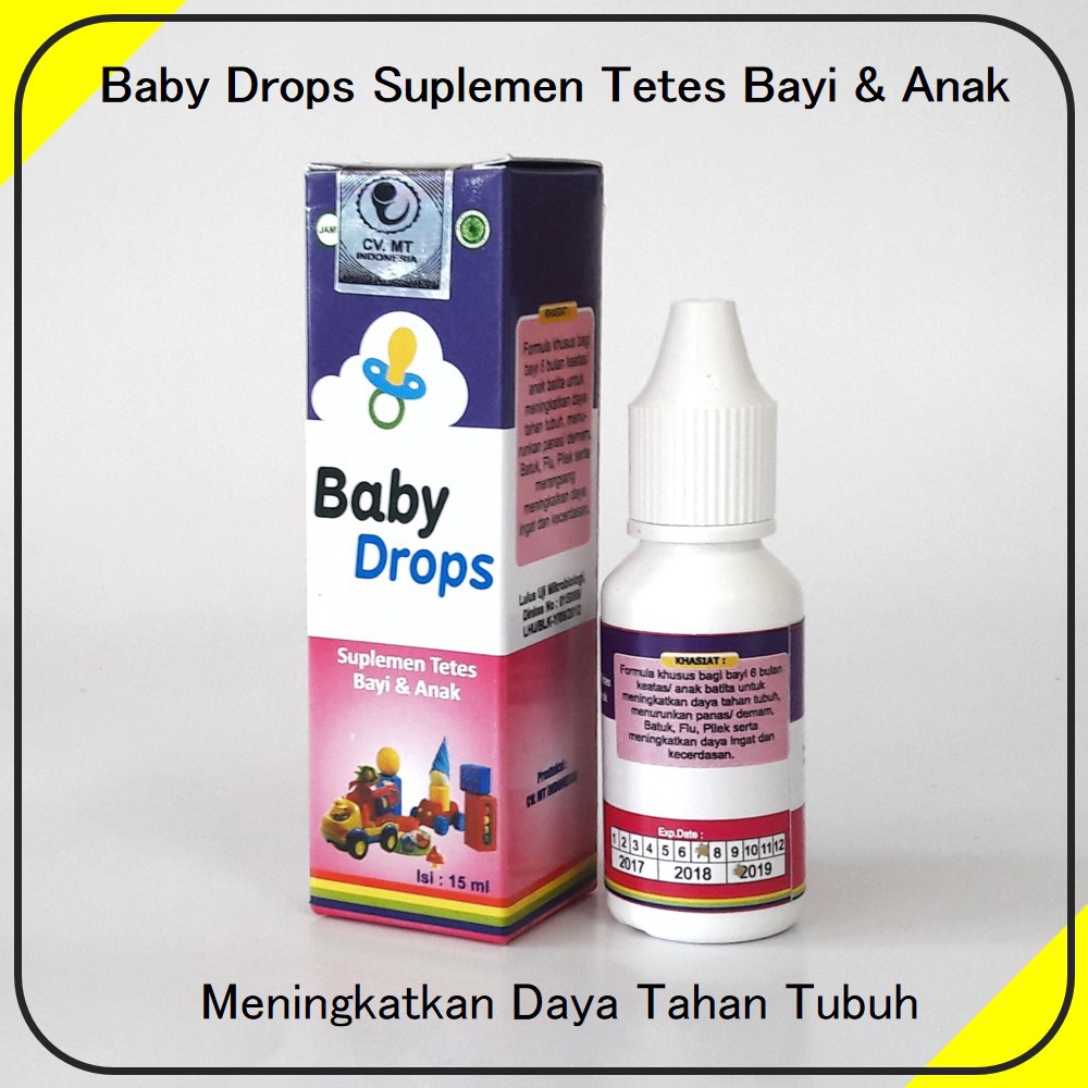 Jual Baby Drops Suplemen Multivitamin Anak PROMO | Shopee Indonesia