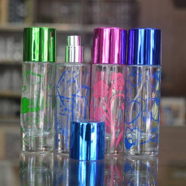 Jual Botol parfum semprot / spray kaca 30ml (casa motif) | Shopee Indonesia