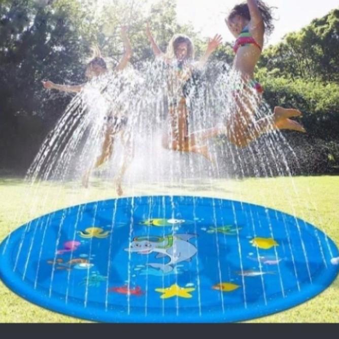 Jual Water Sprinkler Play Mat Air Mancur Anak-130Cm | Shopee Indonesia