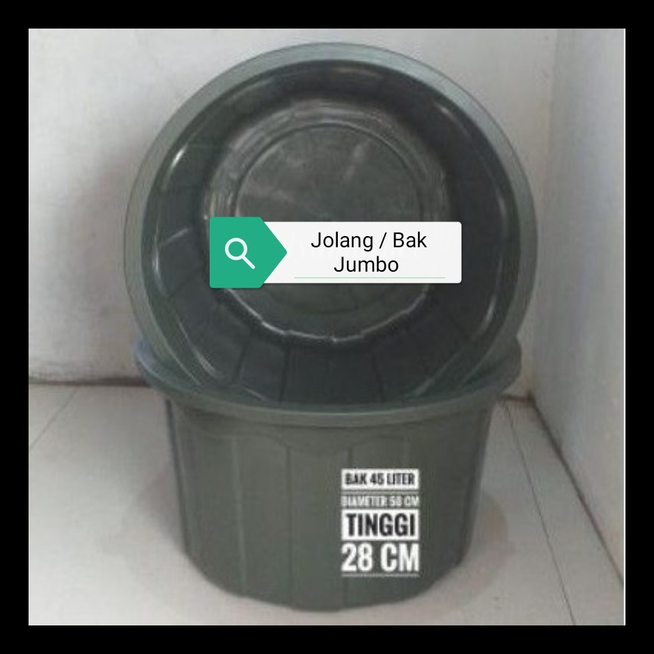 Jual Bak 45 Besar / Baskom Air Jumbo /Jolang Jumbo Polaris | Shopee ...