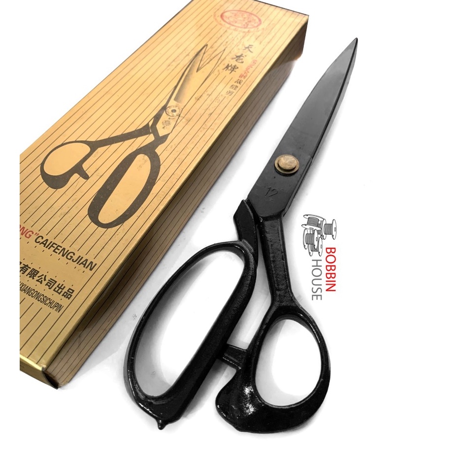 Jual TIAN LONG Gunting Potong Bahan Kain Ukuran 12" Inch Tailor ...