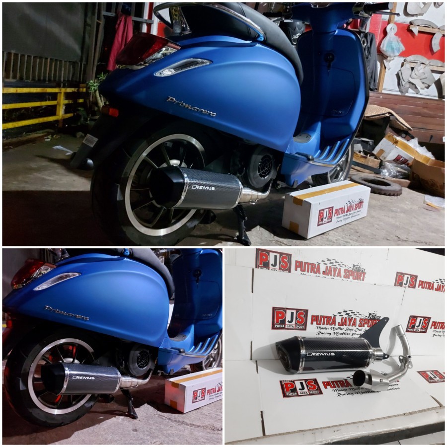 Jual knalpot remus untuk semua jenis vespa matic ( pnp ) | Shopee Indonesia