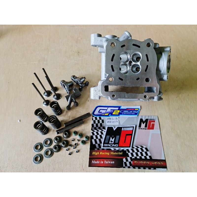 Jual paket komplit super head aerox 23/20 cnc porting head new nmax 23/ ...