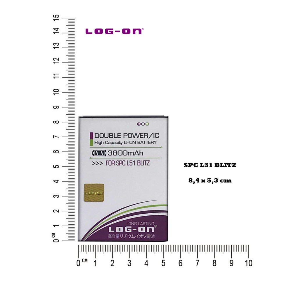Jual LOG ON BATERAI SPC L51 BLITZ BATRE DOUBLE POWER DOUBLE IC BATTERY | Shopee Indonesia