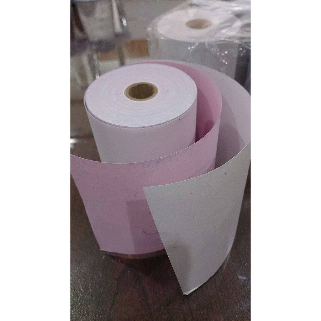 Jual Kertas Kasir NCR Roll 2Ply Ukuran 75x60 Struk Kasir Register Roll ...