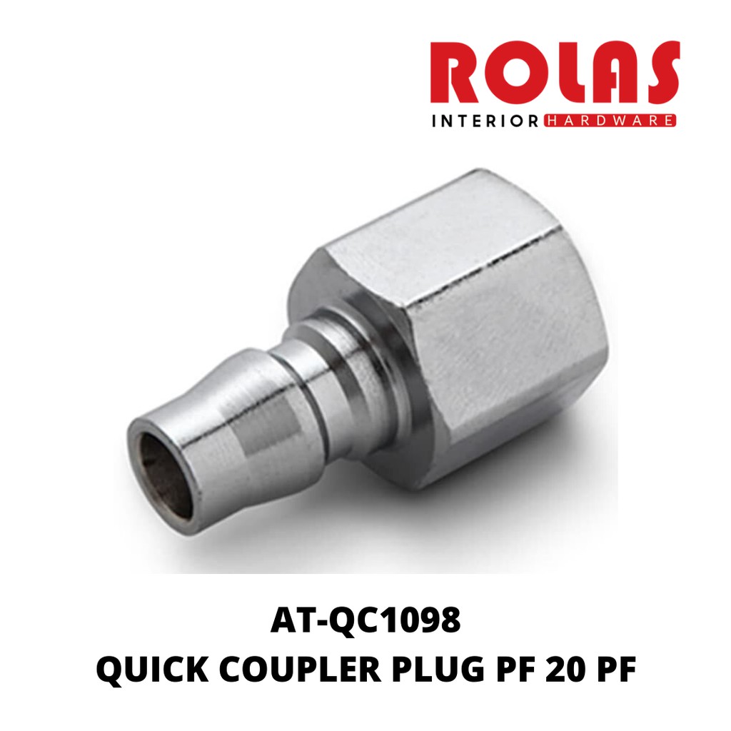 Jual TEKIRO QUICK COUPLER PLUG PF 20 PF AT-QC1098 / AIR QUICK COUPLER ...