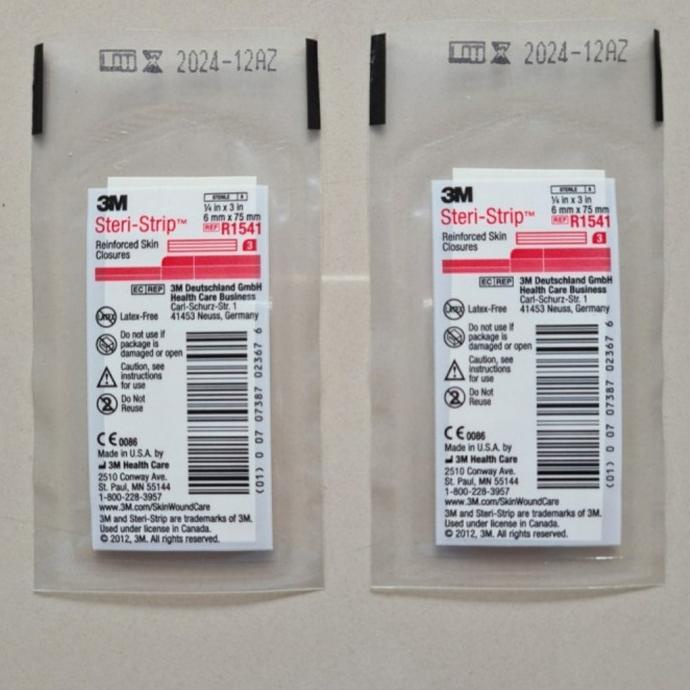 Jual 3M steri Strip R1541 R1542 R1546 R1547 Plester Luka Tanpa Jahitan ...