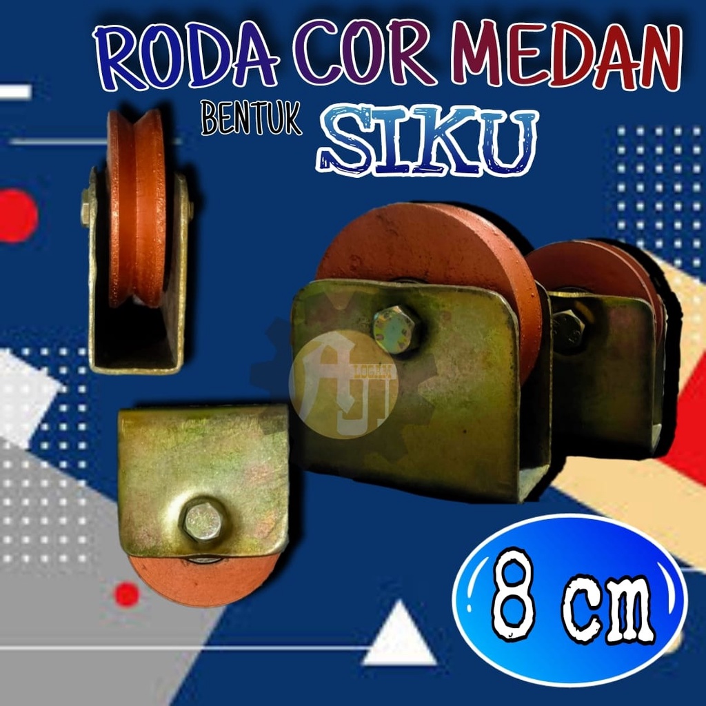 Jual RODA COR SIKU MEDAN 8cm TERMURAH BERKUALITAS | Shopee Indonesia