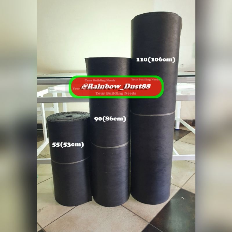 Jual Karpet Talang Air Hitam Elastis Meteran 110 (106cm) READY STOCK ...