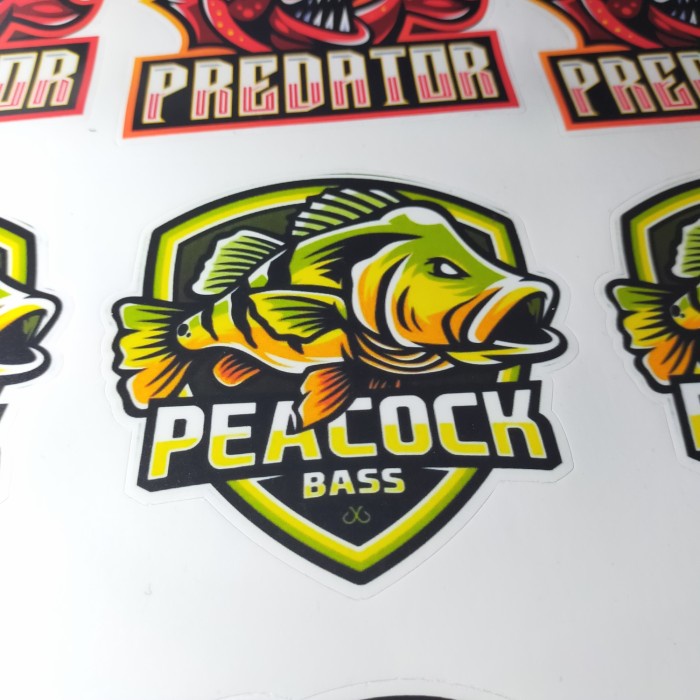 Jual NEW sticker aquarium predator anti air - peacock bass | Shopee ...