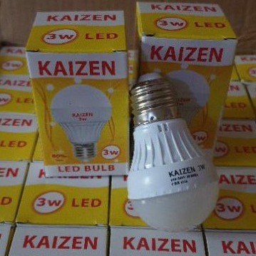 Jual Lampu LED BULB 3 Watt Kaizen SNI | Shopee Indonesia