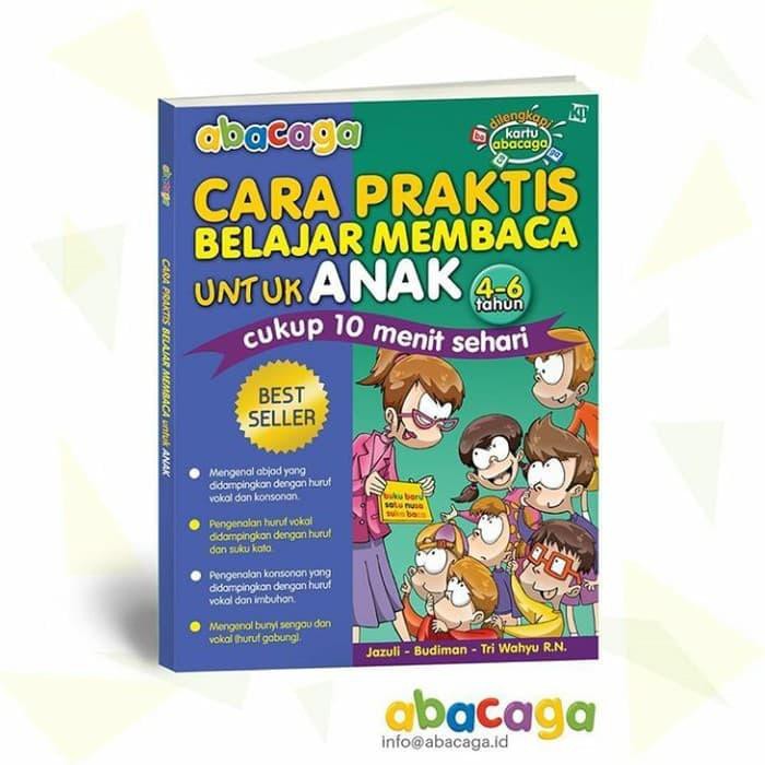 Jual Buku Pelajaran ABACAGA, Cara Praktis Belajar Membaca Untuk ANAK ...