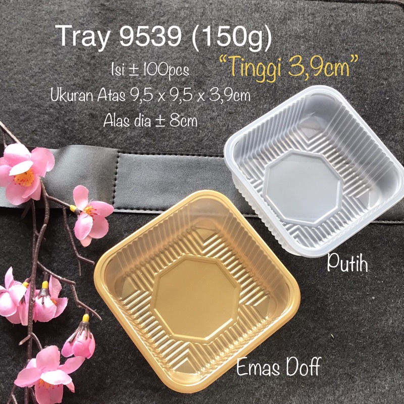 Jual Tray 9539 Mooncake Mika Tinggi| Emas| Doff| Putih (150gr) | Shopee ...