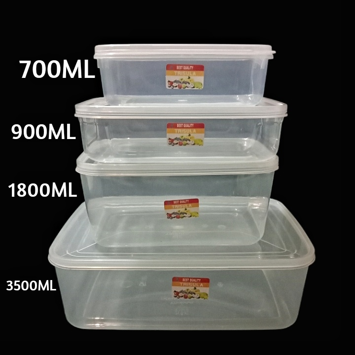 Jual Kotak Makan Plastik / Sayur / Tempat Penyimpan Serbaguna / Wadah ...