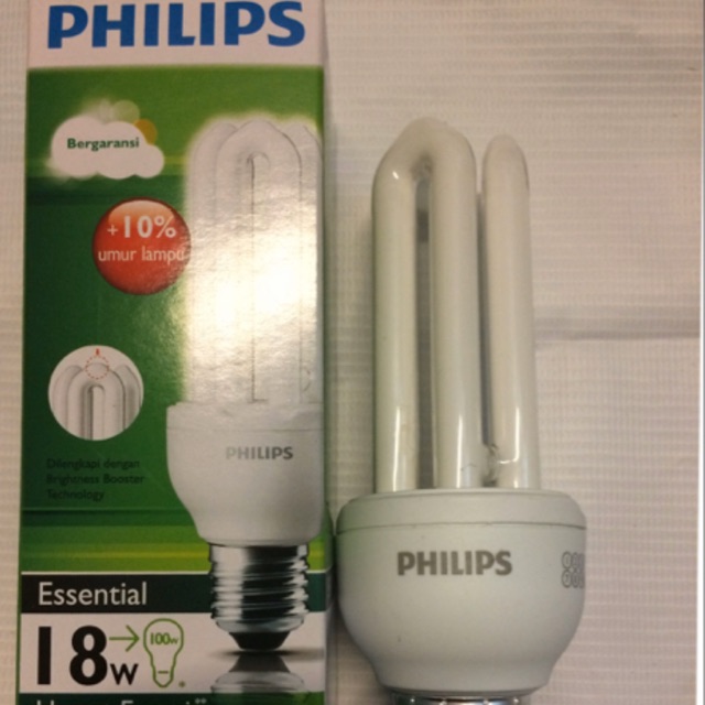 Jual philips essential 18w / essential philips 18 watt / ess 18w | Shopee Indonesia