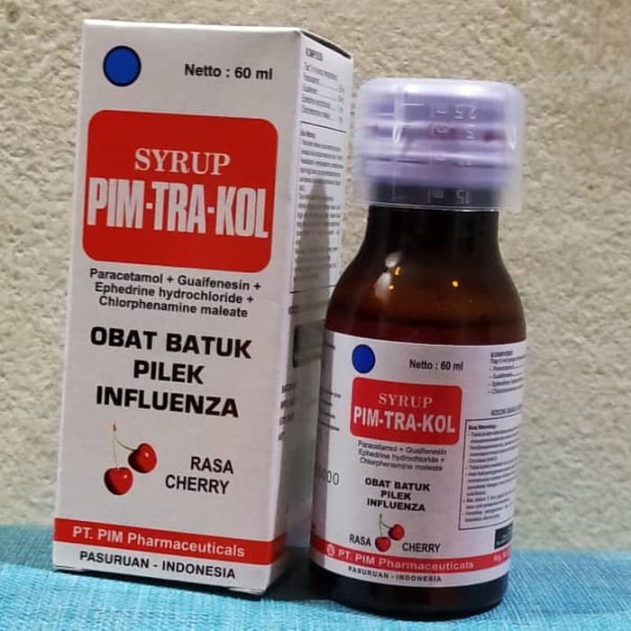 Jual Sirup obat batuk dan pilek influenza untuk anak PIM TRA KOL ampuh | Shopee Indonesia