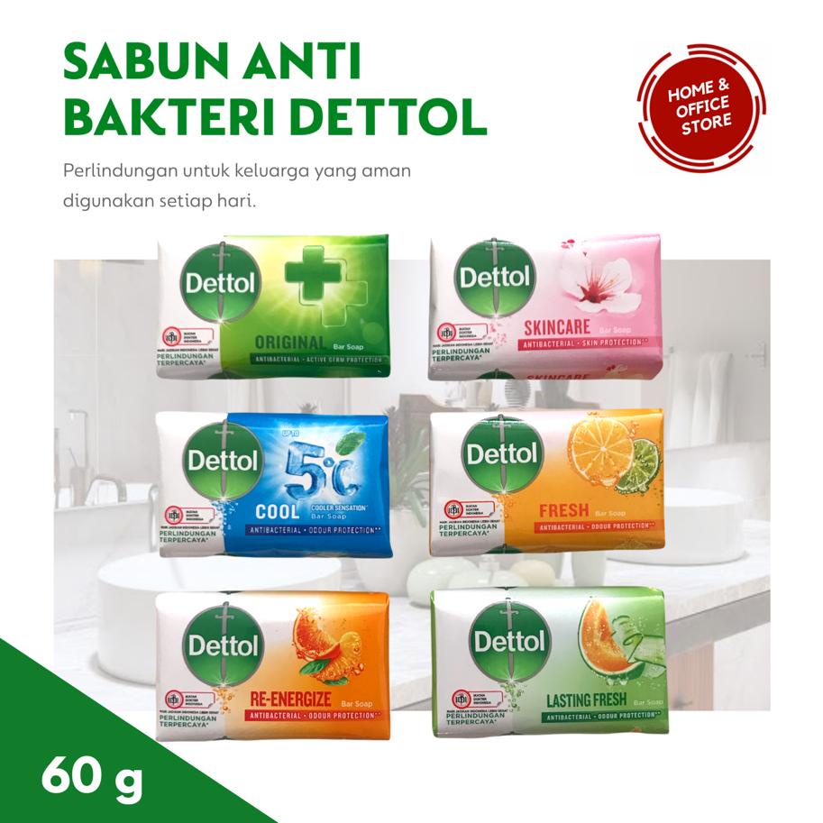 Jual Dettol Bar Soap Antibacterial / Sabun Mandi Batang Anti Bakteri 60 ...