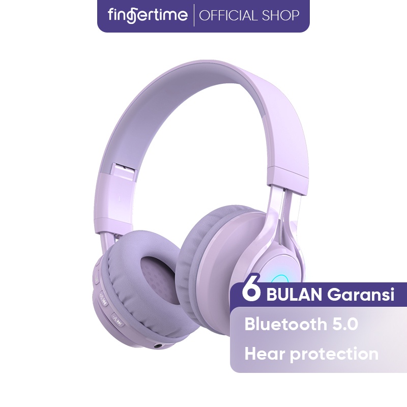 Jual Fingertime Headphone Bluetooth 5.0 Wireless Headset Earphones Hi ...