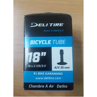 Jual BAN DALAM SEPEDA SWALLOW 18 X 2.125/3.0 AV PENTIL MOTOR 35MM | Shopee Indonesia