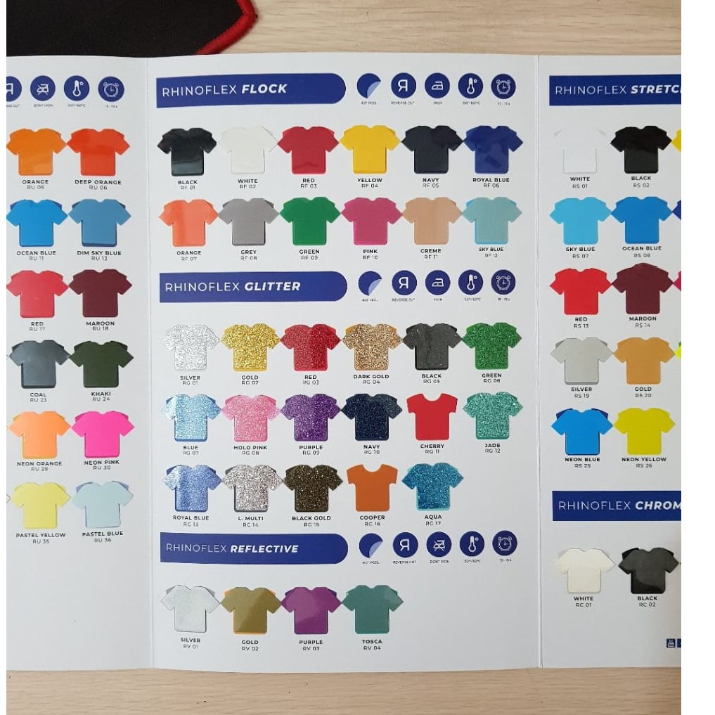 Jual RHINOFLEX POLYFLEX REFLECTIVE Bahan Sablon Polyflex Kertas ...