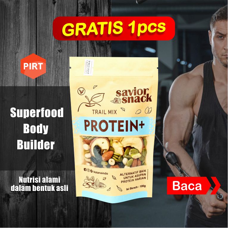 Jual PEMBENTUK OTOT ALAMI SAVIOR SNACK PROTEIN+ MAKANAN SEHAT SUPLEMEN ...