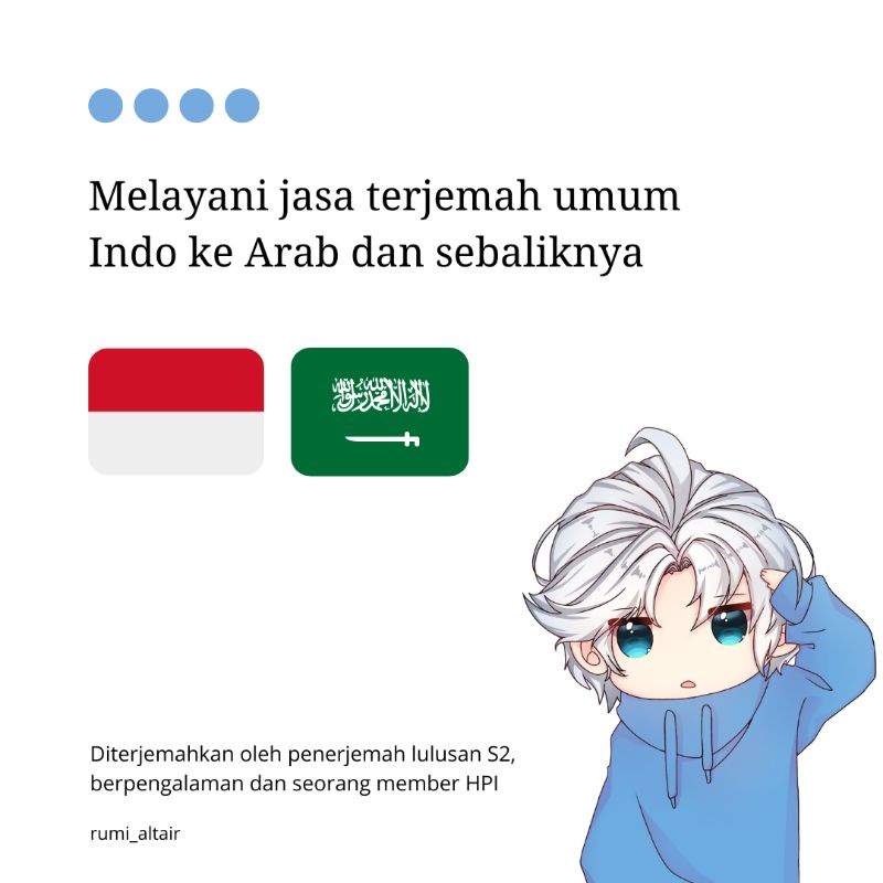 Jual Jasa terjemah umum Indo ke Arab dan sebaliknya | Shopee Indonesia